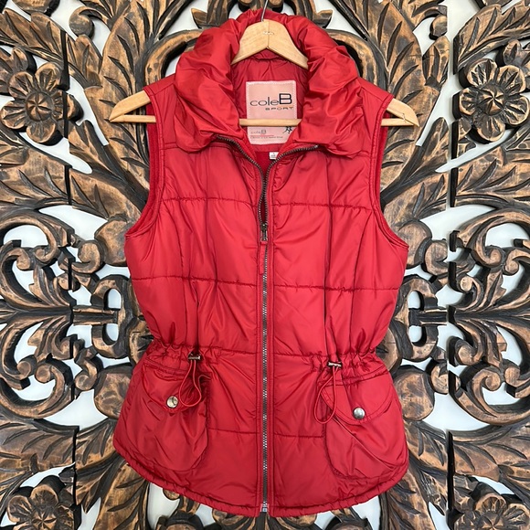 ColeB Sport | Jackets & Coats | Puffer Vest Red Puffy Vest Cole B Vest ...